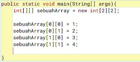 Dasar-dasar Pemrograman : Array Dua Dimensi dan Latihan Soal
