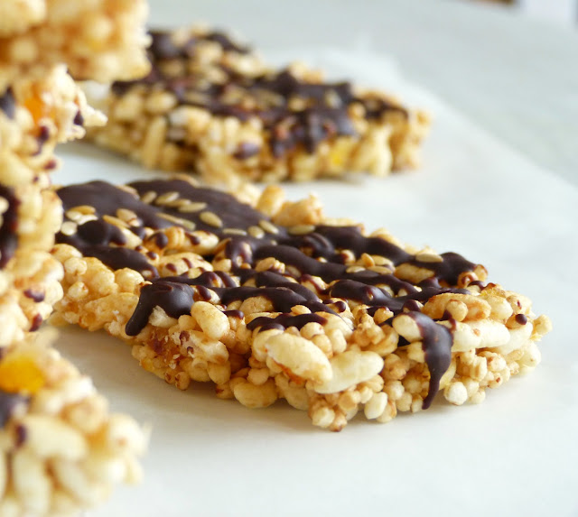 Kitchen & Bakery.: Dark Chocolate, Candied Orange Peel, Puffed Rice and ...