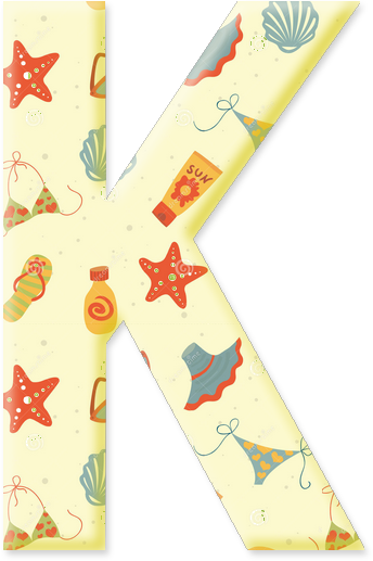 Abecedario de Verano. Summer Alphabet. - Oh my Alfabetos!