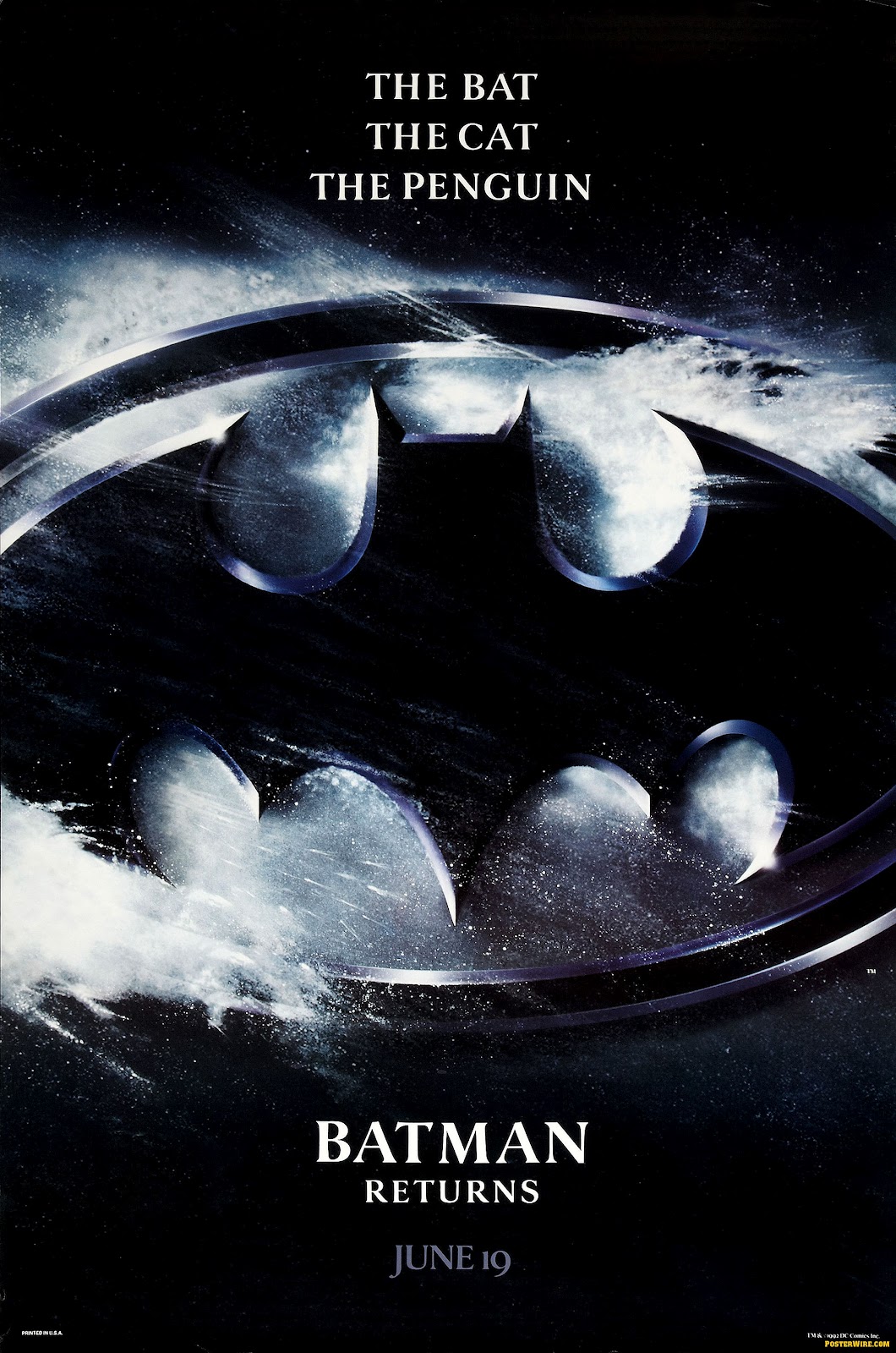 The Geeky Nerfherder: Movie Poster Art: Tim Burton's Batman (1989 ...