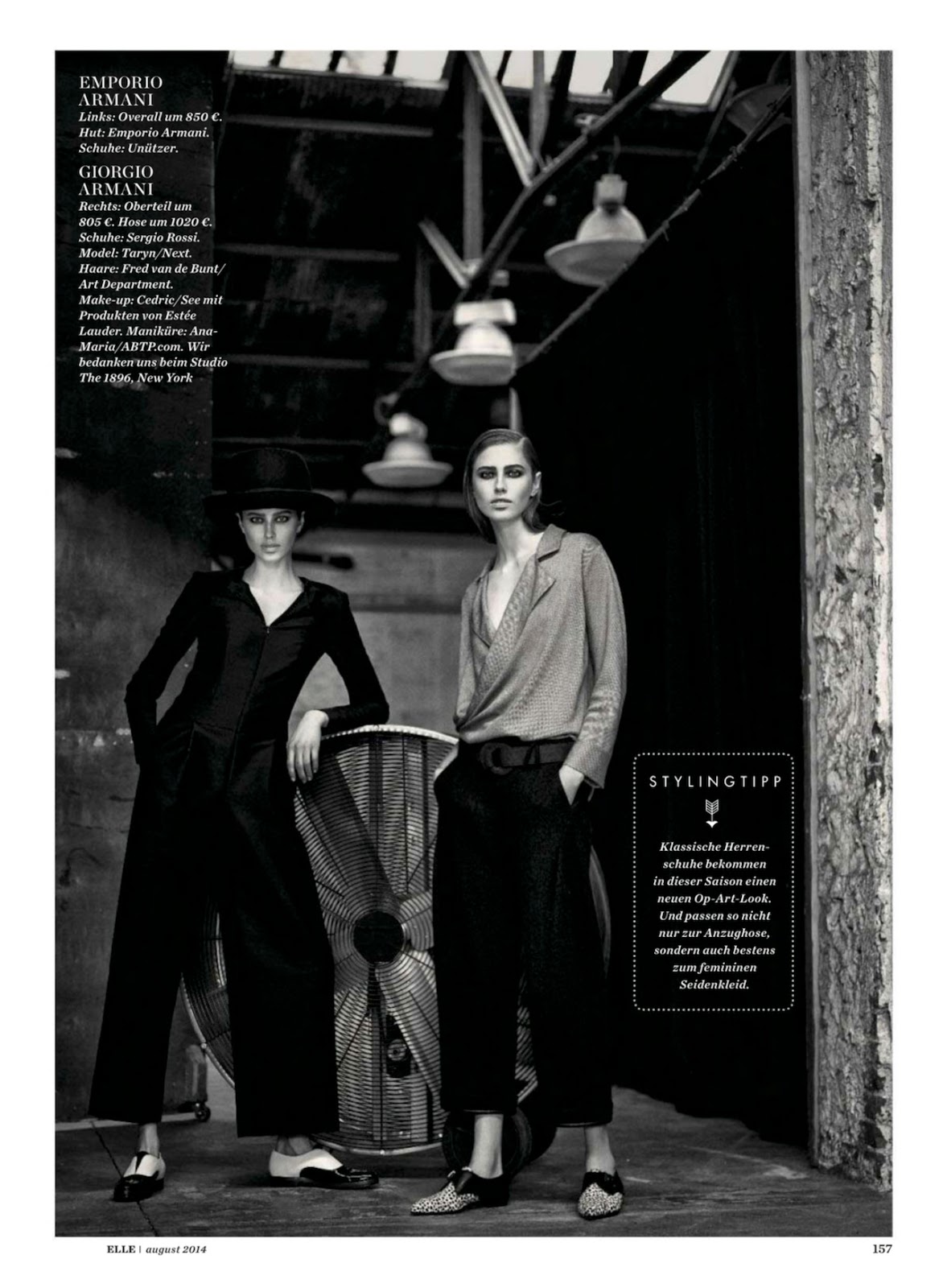 feminin maskulin: taryn davidson by joshua jordan for elle germany ...