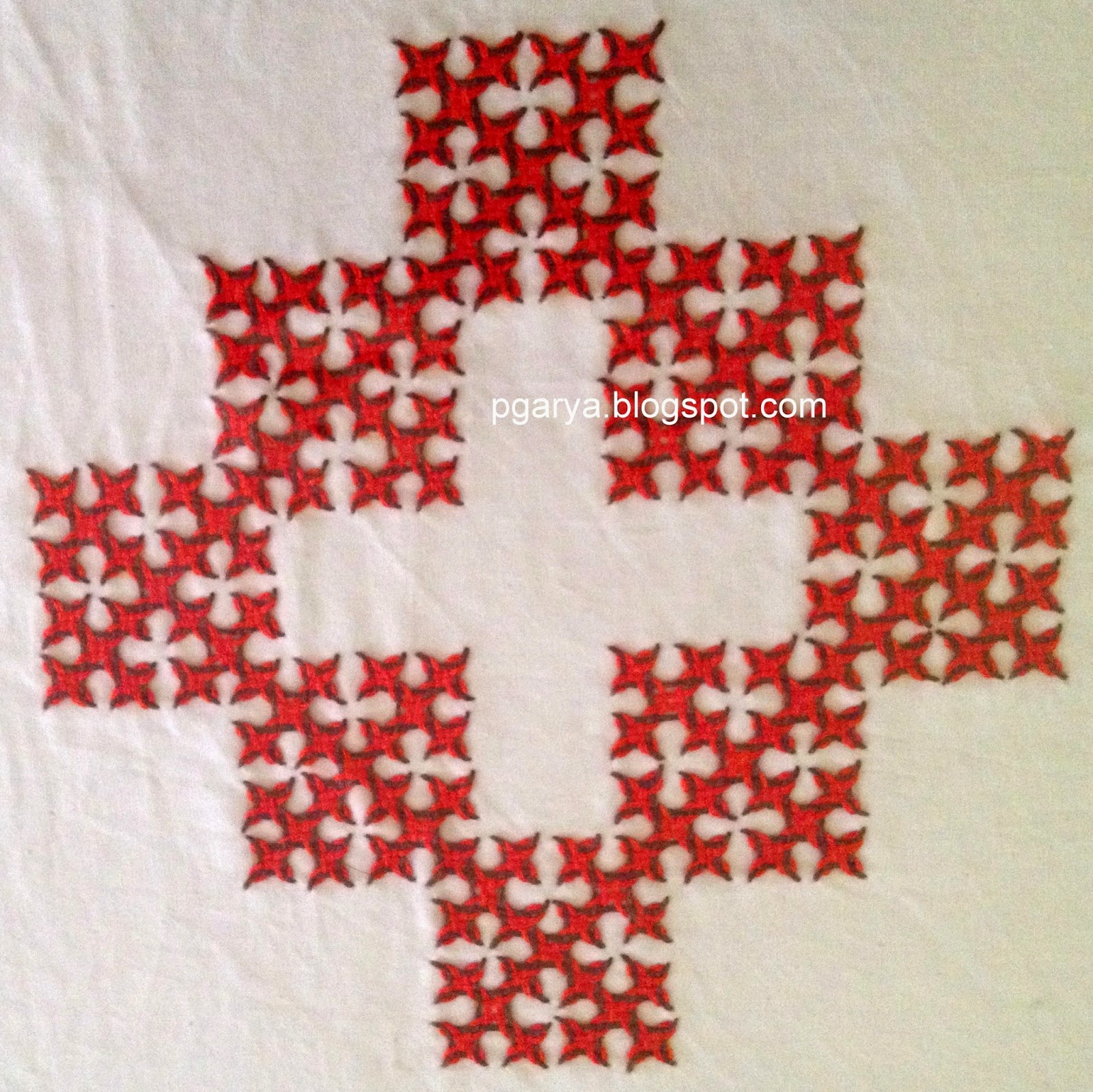 Crafty Needlelite by Preethi Arya: Kutch Work Pattern