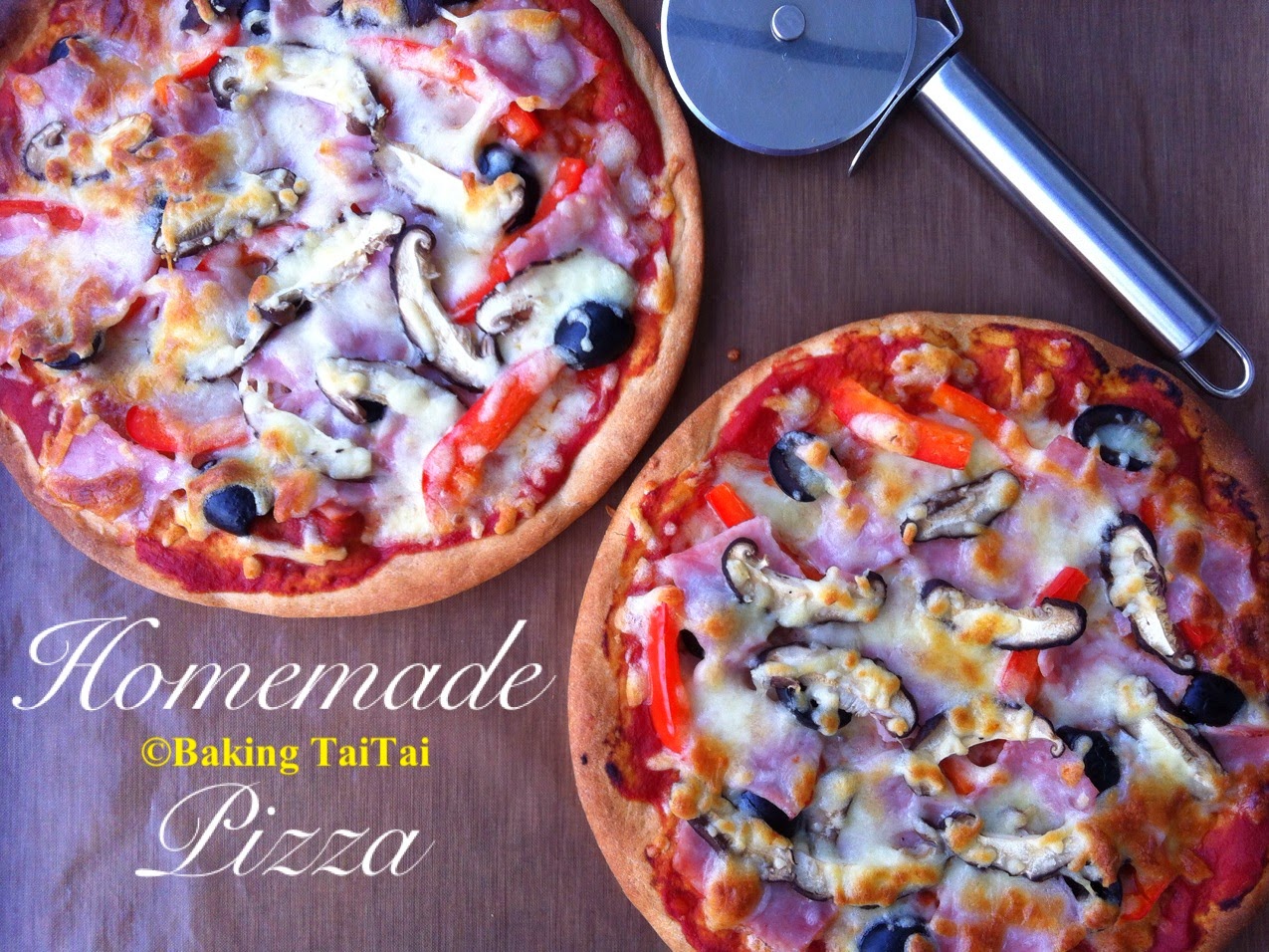 Baking Taitai 烘焙太太: Baking Taitai's Healthy Pizza Dough Recipe