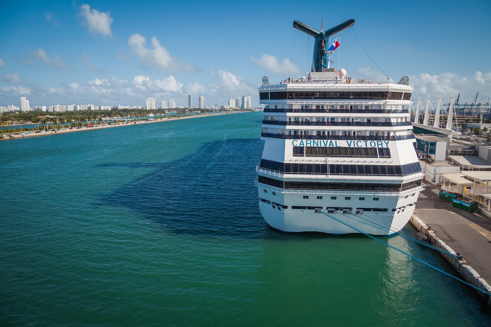 Port Miami from a Cruise Ship - Explore the World with Simon Sulyma