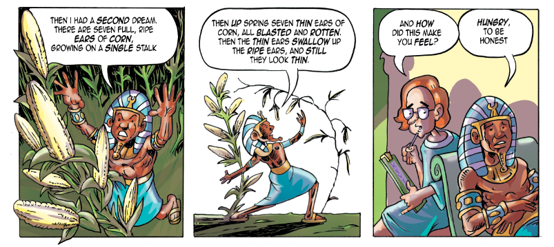 Kev F comic art: Story of Joseph - working diary