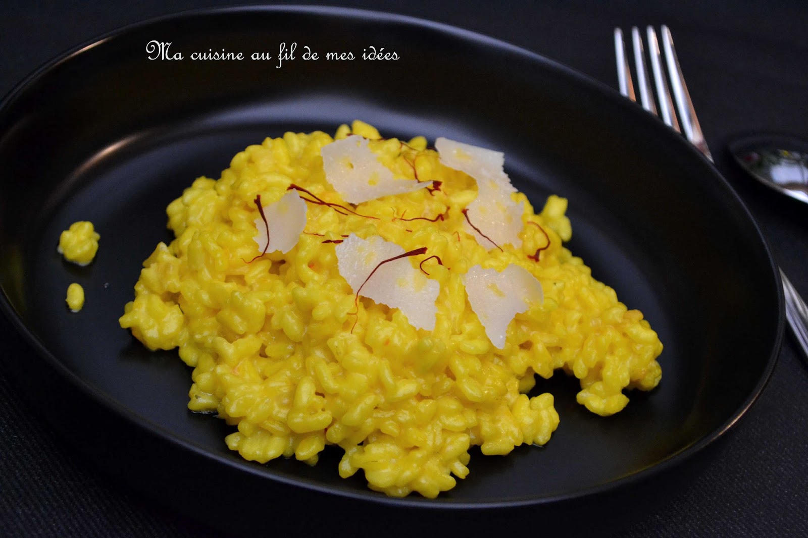 Ma cuisine au fil de mes idées...: Risotto à la milanaise (safran et ...
