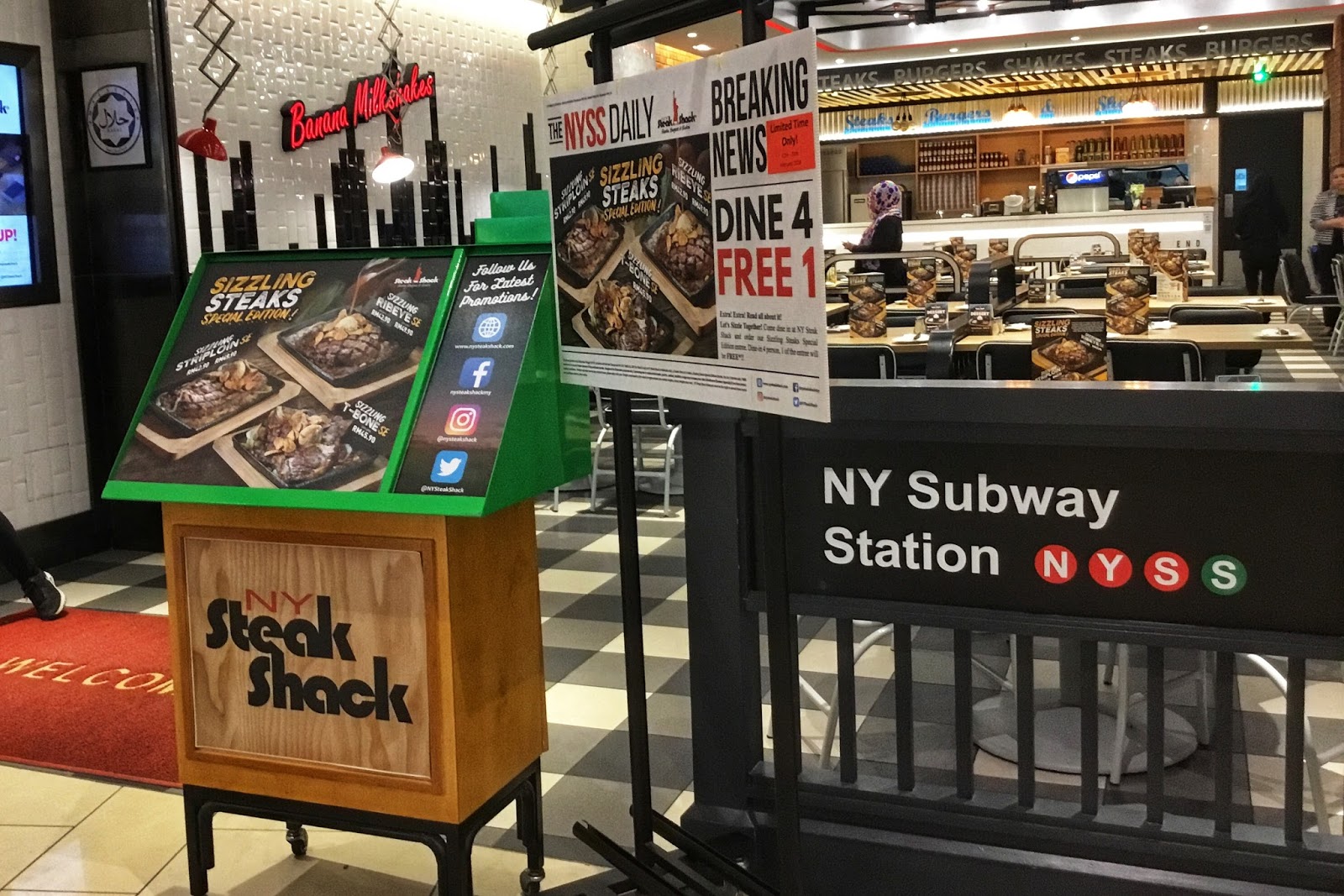 Setiap Cawangan NY Steak Shack Memiliki Sijil Halal JAKIM - emilinda