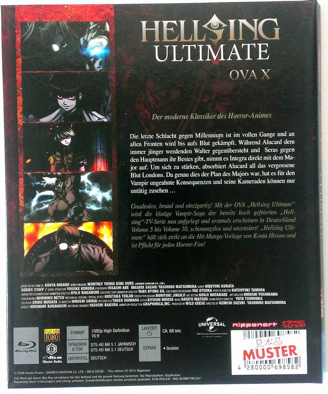 We Love Japan: Review: Hellsing Ultimate OVA Vol. 10 Blu-ray-Edition