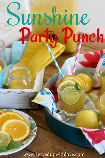 Sunshine Party Punch | Served Up With Love