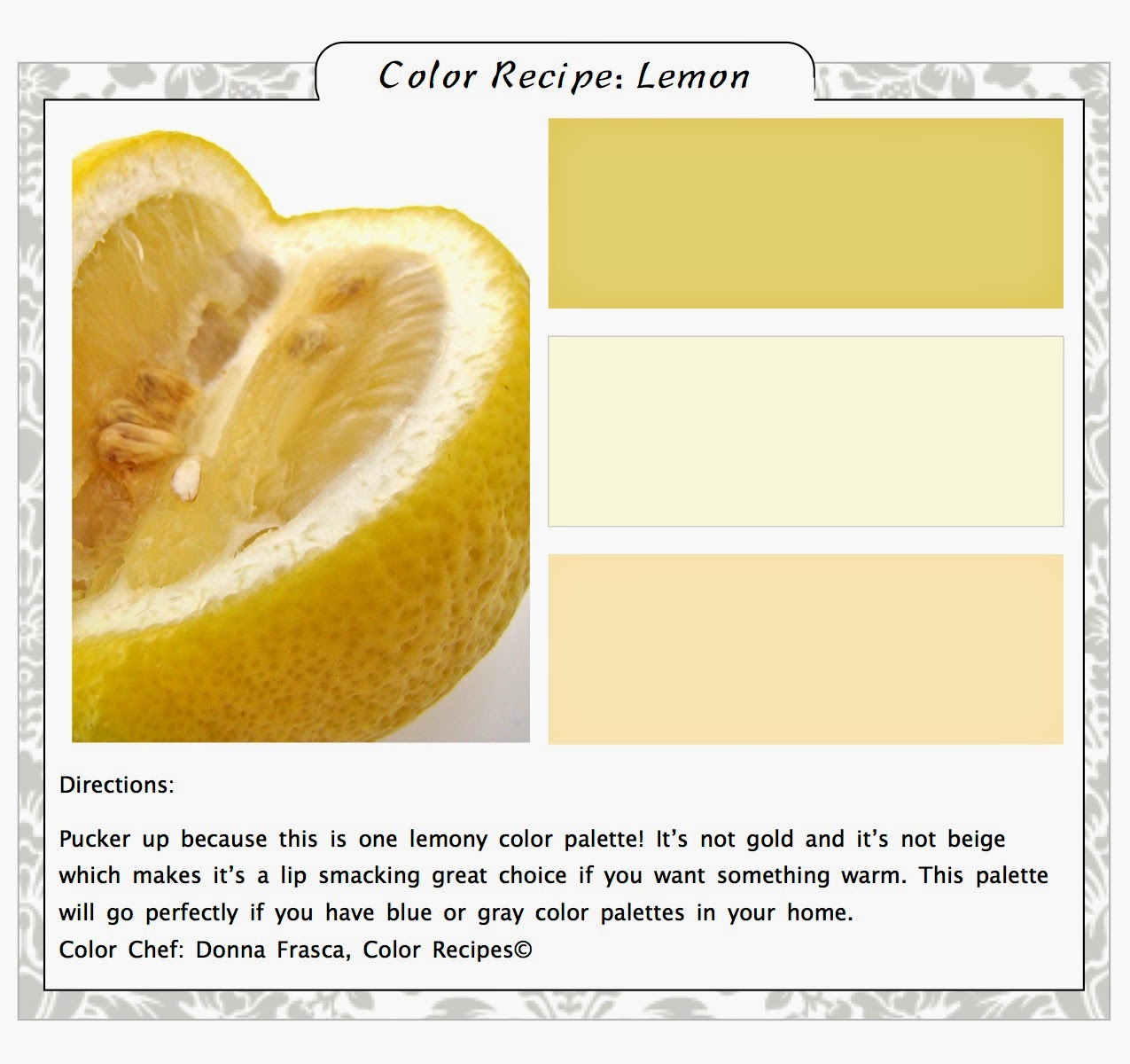 Color Recipes
