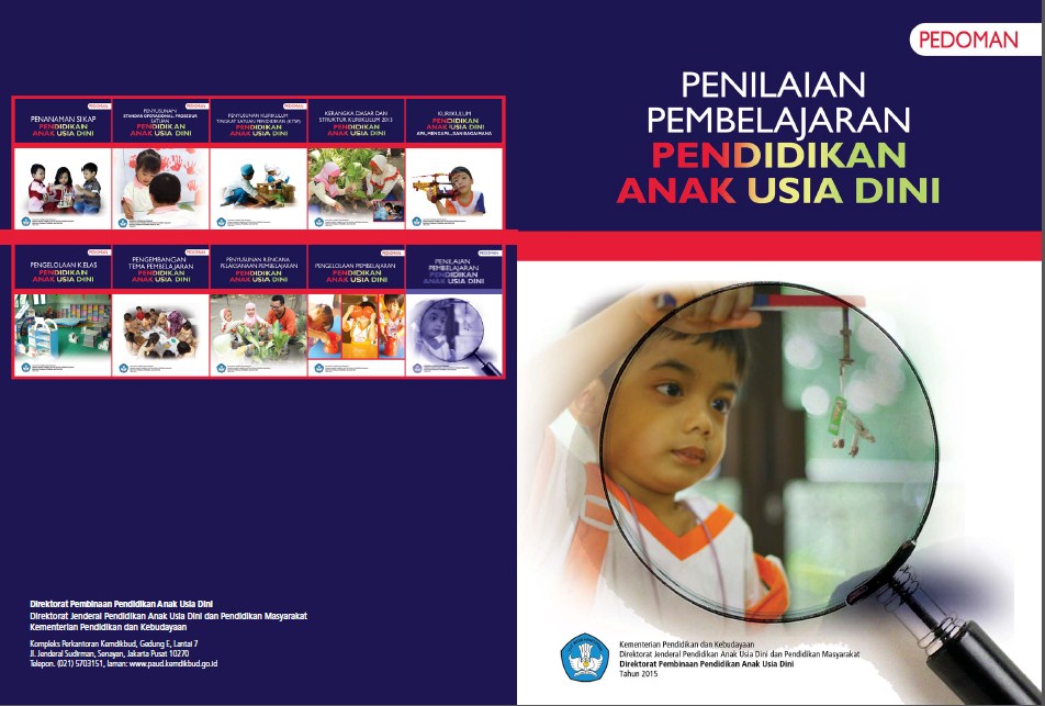 Buku Pedoman Penilaian Pembelajaran PAUD/TK Kurikulum 2013 Buku Pedoman Penilaian Pembelajaran PAUD/TK Kurikulum 2013