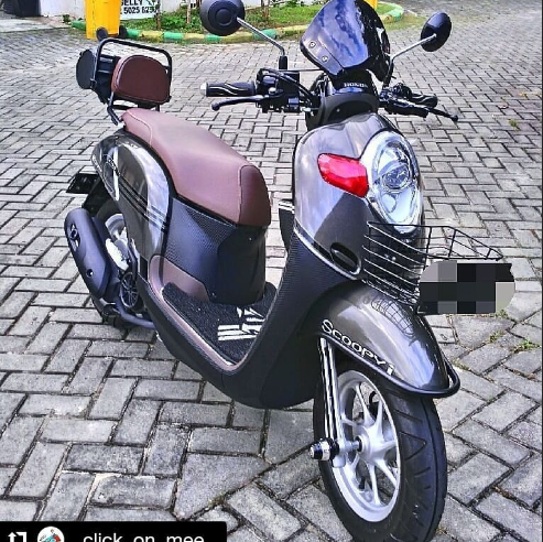 86 Foto Modifikasi Honda Scoopy Fi Retro Modern Terbaik