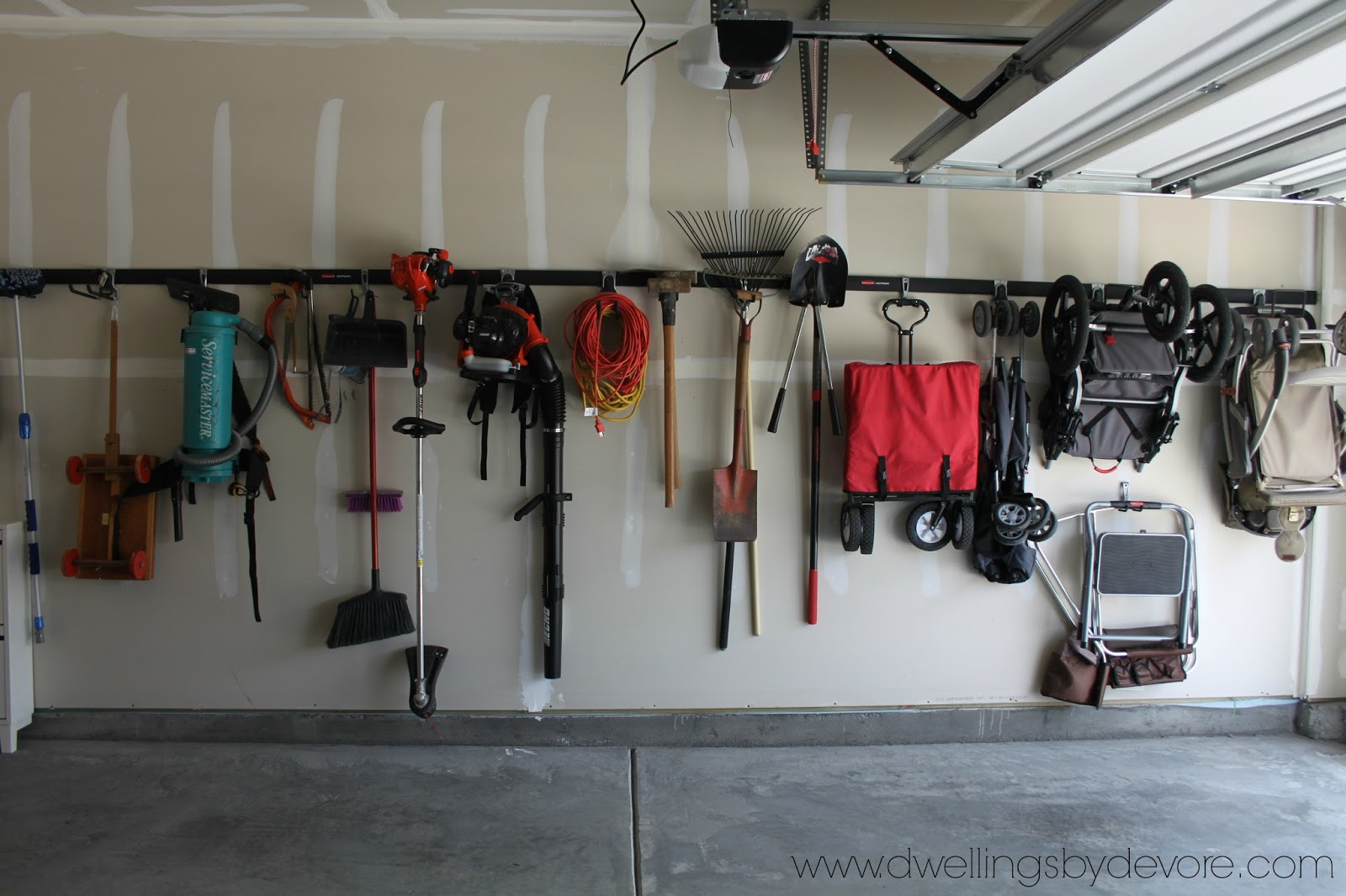 Dwellings By DeVore: Simple Garage Organization