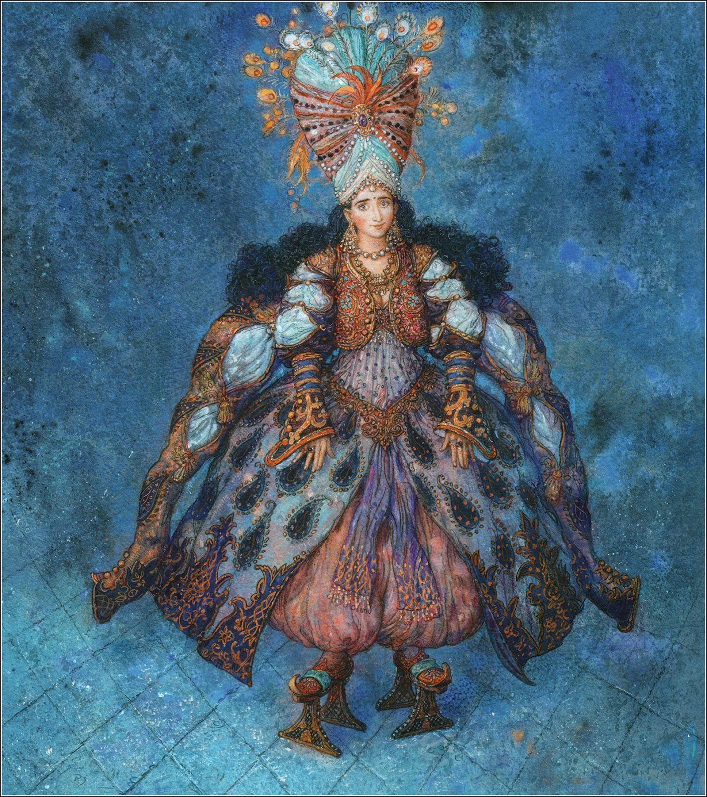 ONCE UPON A BLOG: Caliph Stork by Wilhelm Hauff, Illustrated by Anton ...