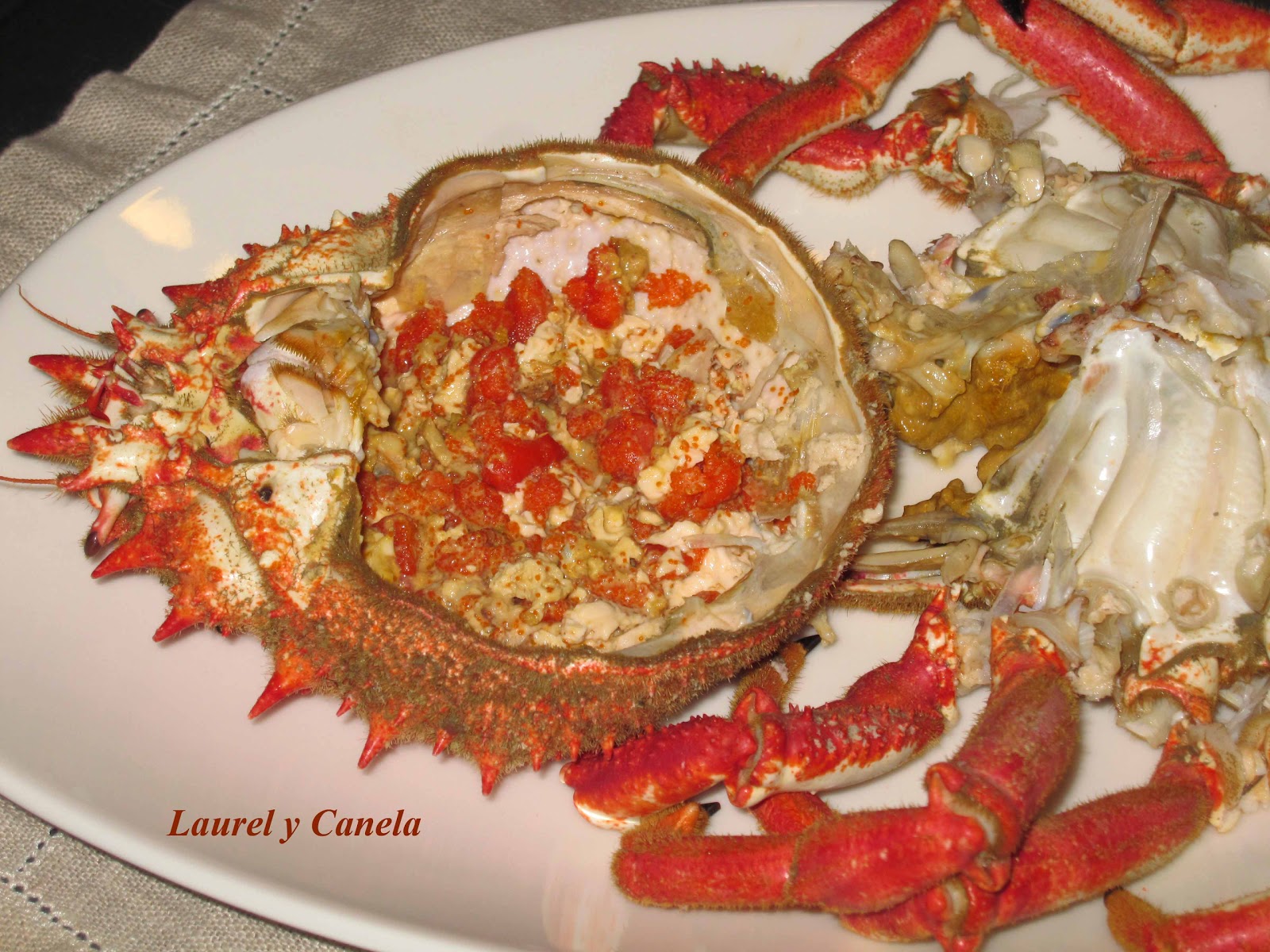 Laurel y Canela: Centolla de As Rías Baixas, centolla gallega