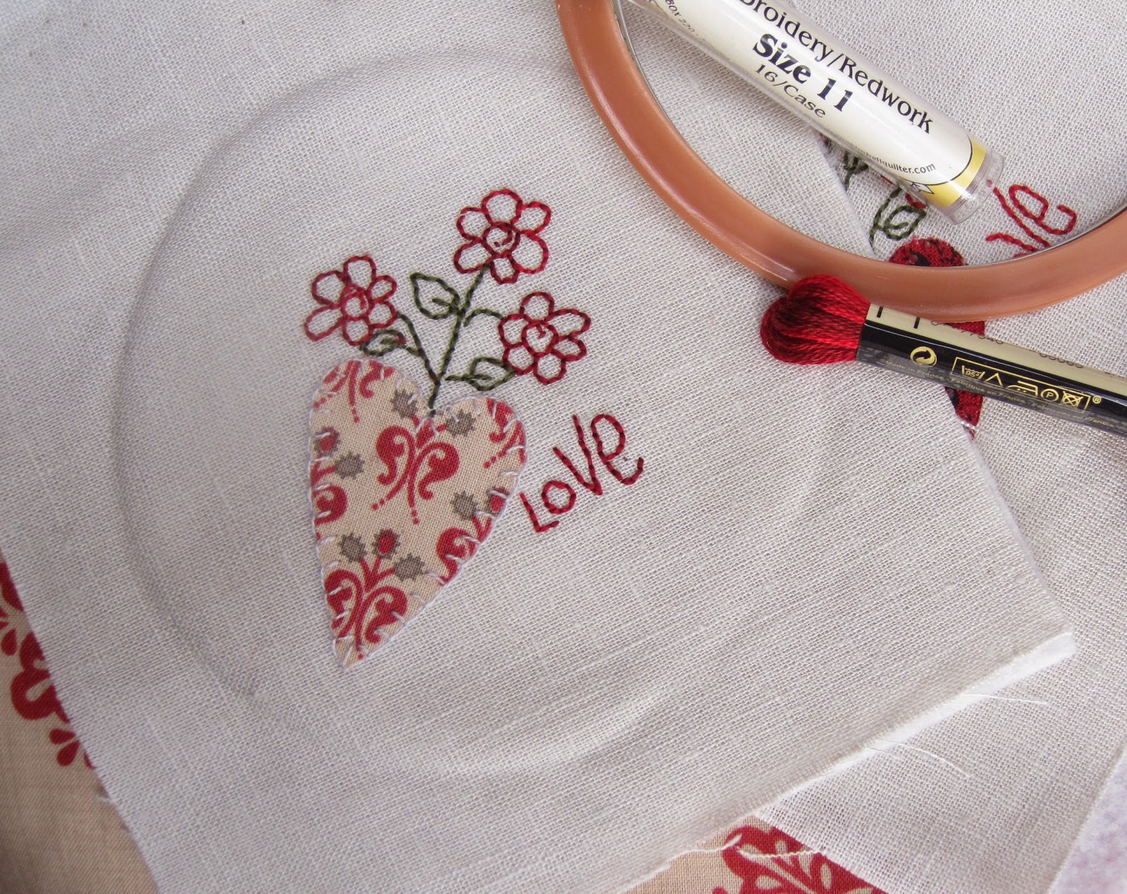 The House on the Side of the Hill: Another little stitchery.