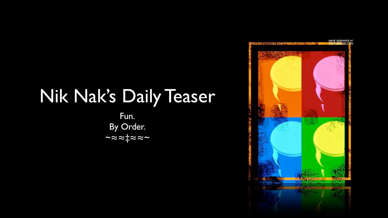 Nik Nak’s Old Peculiar: September 2014