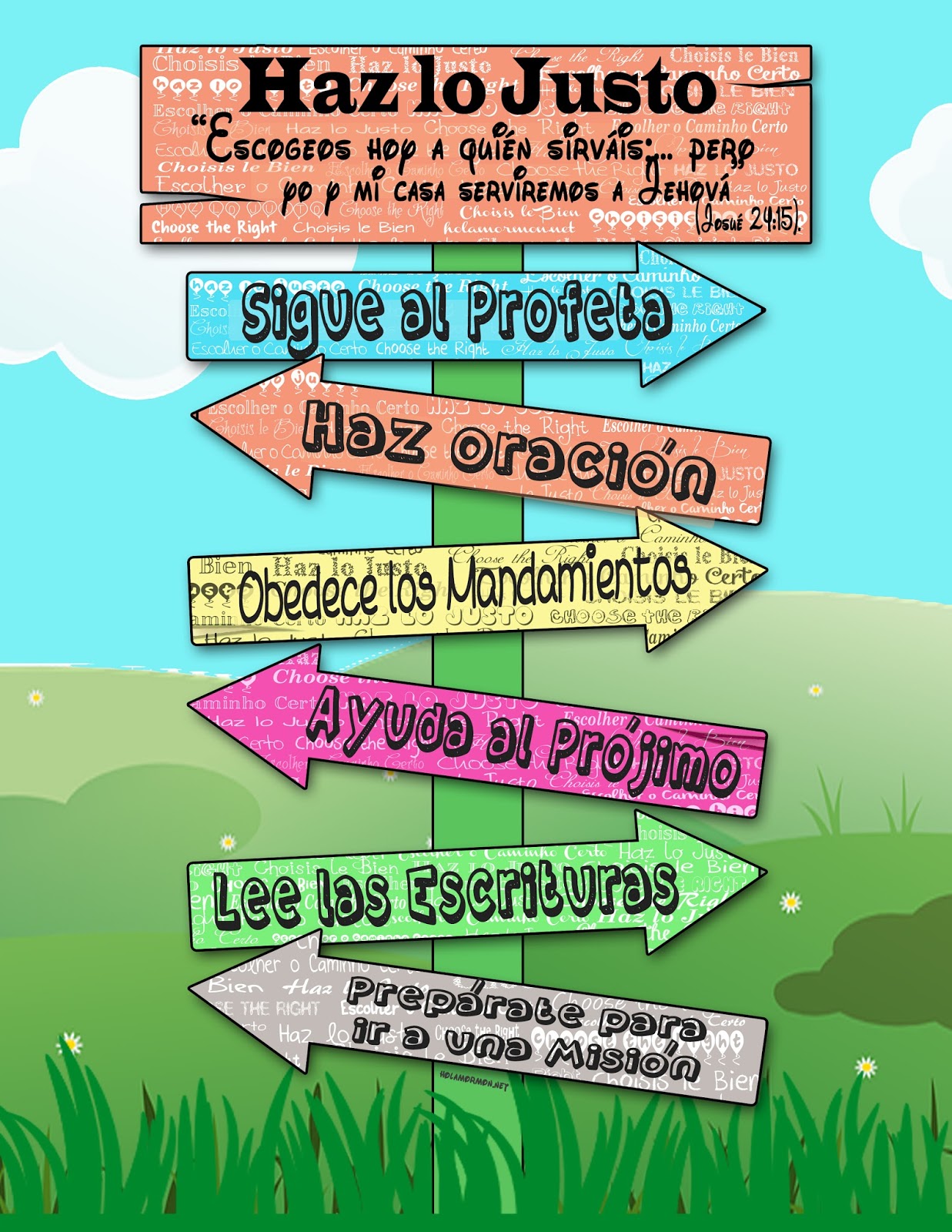 HOLAMORMON: PRIMARIA 2017 HAZ LO JUSTO