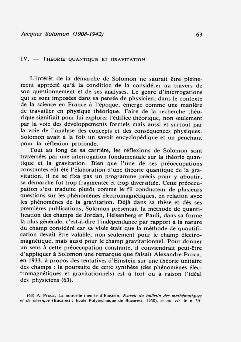 Interdisciplinarité: "Jacques Solomon (1908-1942), profil d'un ...