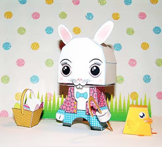 Papercraft - Easter Bunny - Papercraft4u | Free Papercrafts, Paper Toys ...