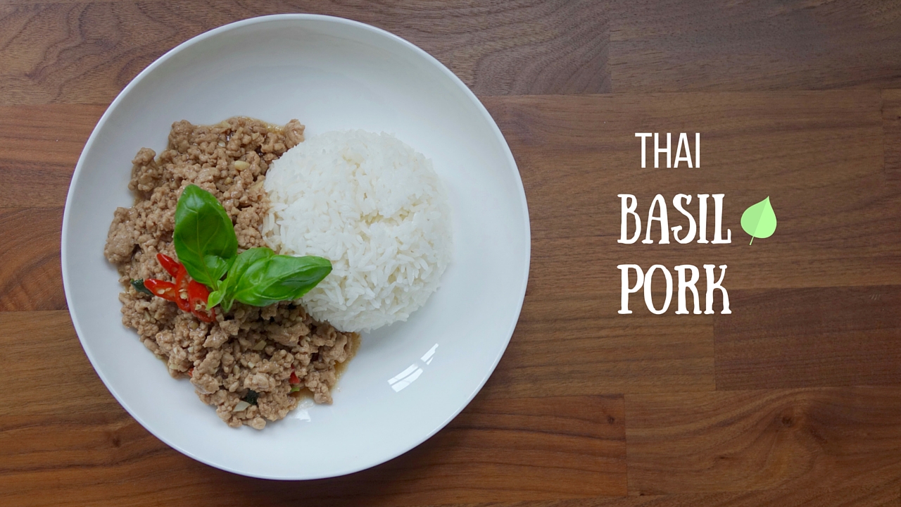 Thai Basil Pork | YOUTUBE COOKING VIDEO NO 3 / LUCY LOVES TO EAT