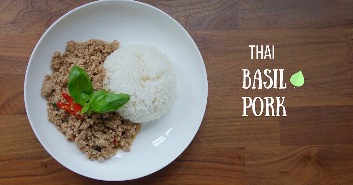 Thai Basil Pork | YOUTUBE COOKING VIDEO NO 3 / LUCY LOVES TO EAT