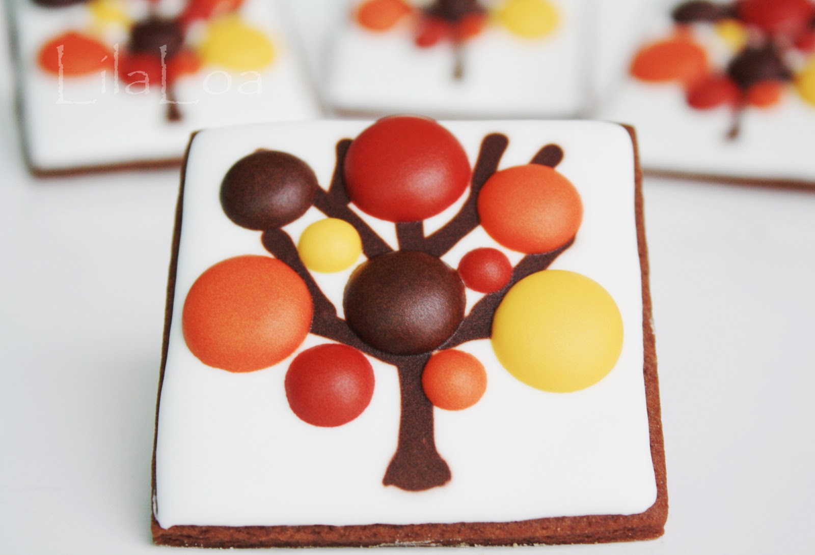 Fall Tree Cookies