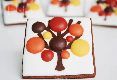Fall Tree Cookies