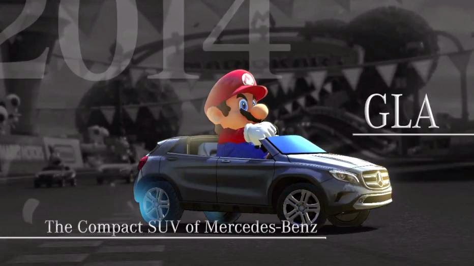 Mario Kart jumps Mercedes-Benz GLA over sharks and ramps ~ Today News