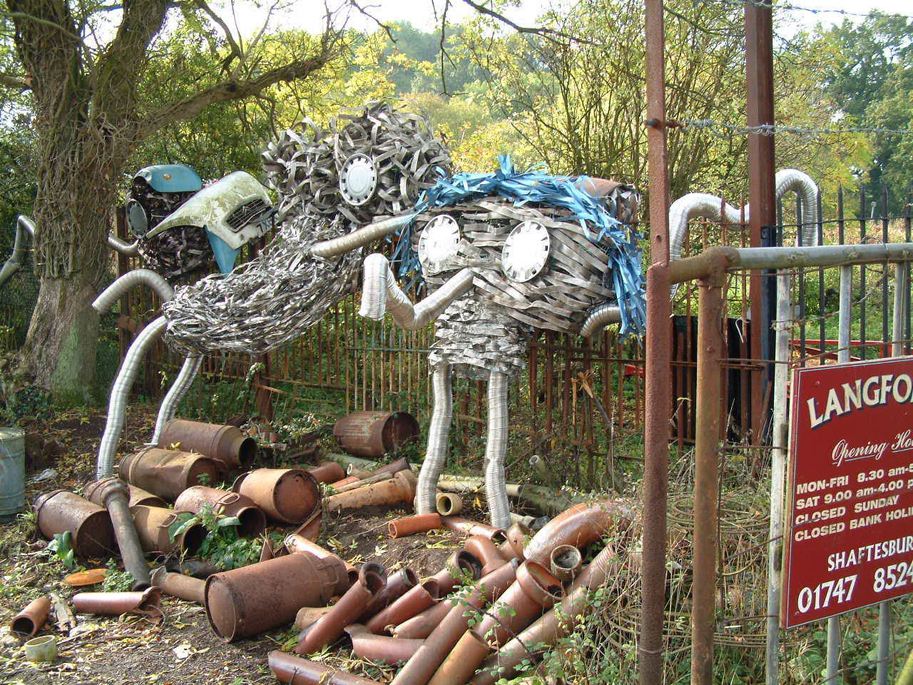 SCRAPTORS SCULPTURE GROUP: August 2011