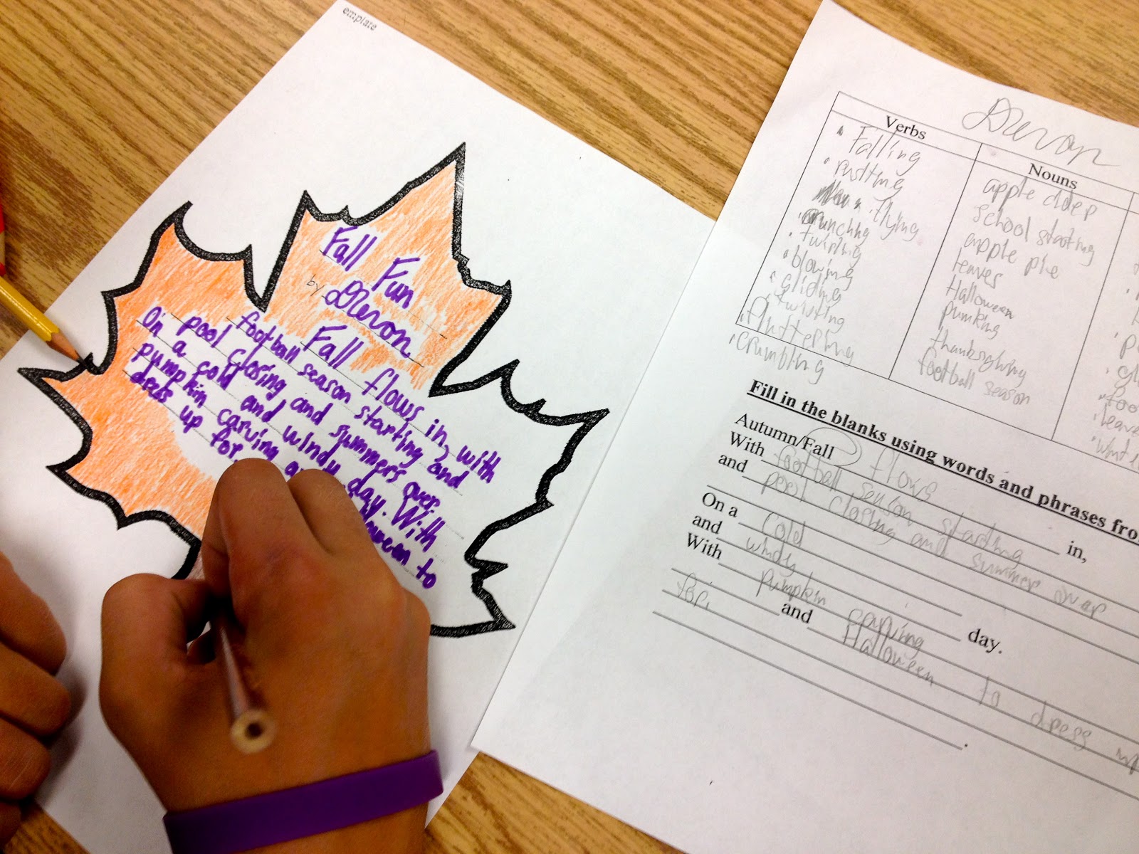 the ART of learning: Leaf Poems and Scenic Fall Drives