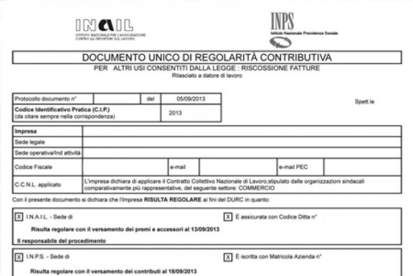 Edilizia e dintorni: Durc irregolare? I lavori non si possono fare.