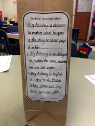 Mrs. Callaghan's Classroom: Paper Bag - Character Study