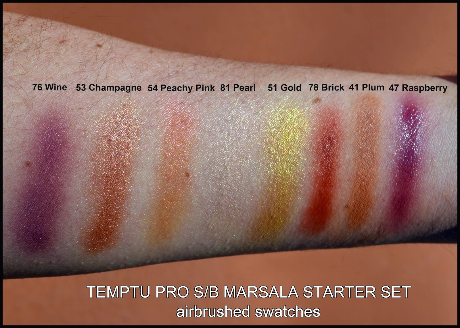The Airbrush Makeup Guru: Temptu Marsala starter set and Color True ...