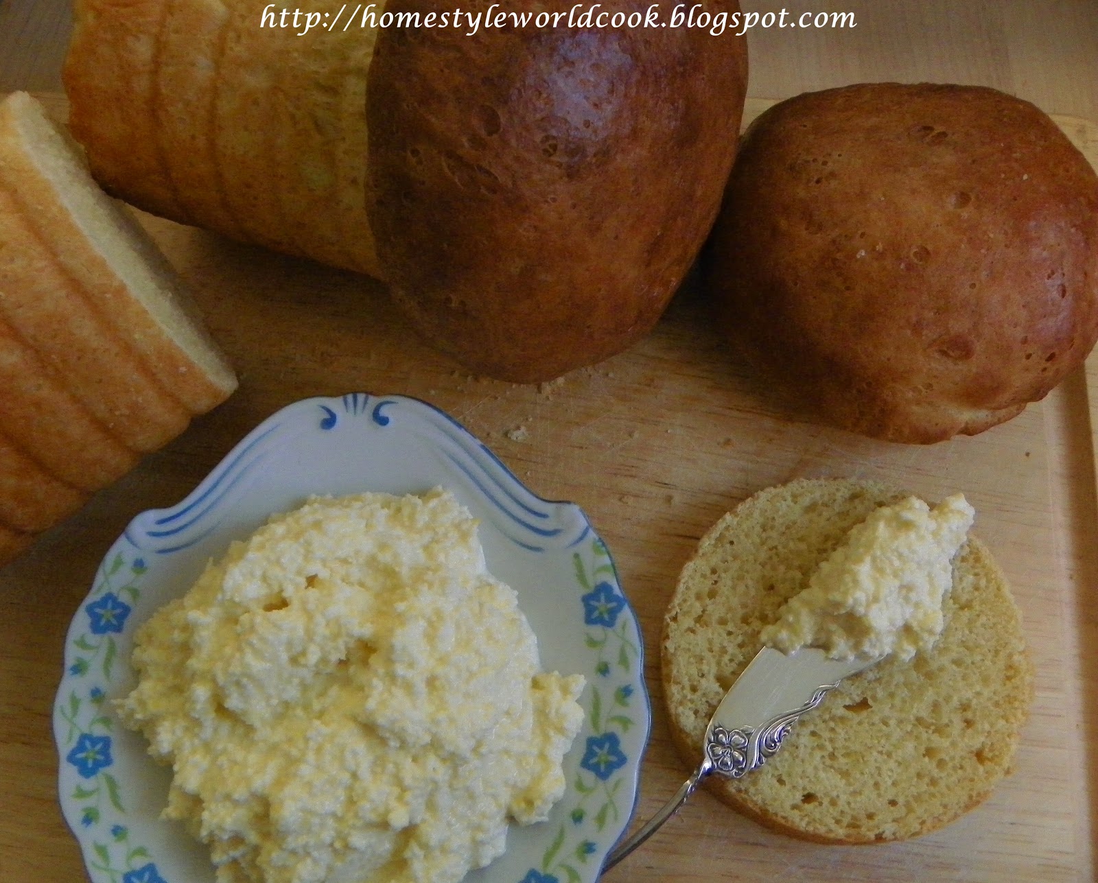 Homestyle Cooking Around The World: Russian Easter Bread (Paska) and spread