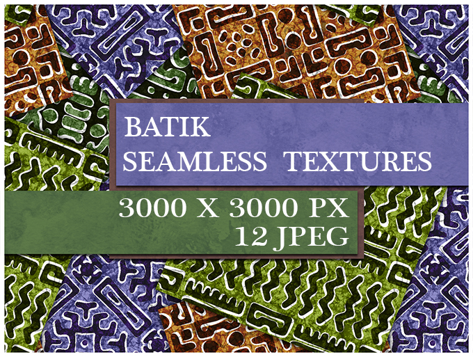 Batik Seamless Textures Pack - Jojo's Textures