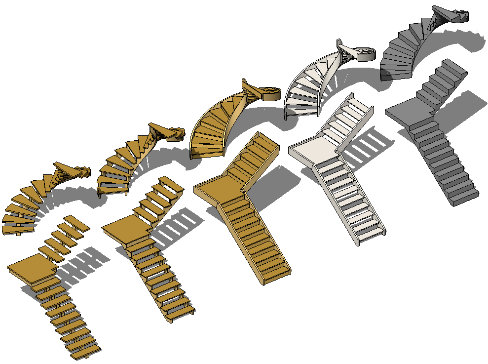 Curso online:Revit Architecture: 3.1. Escaleras