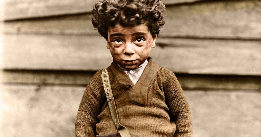 Stunning Colorized Photos Show Child Laborers in Early 20th Century ...