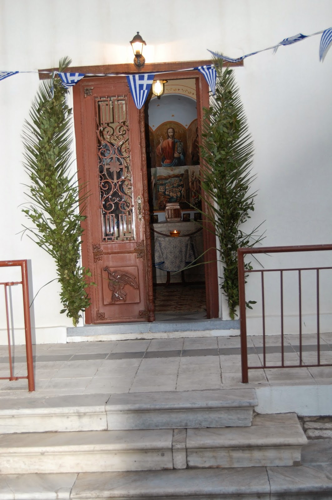 ΙΕΡΑ ΜΟΝΗ AΓΙΟΥ ΜΗΝΑ ΧΙΟΥ: ΑΓΙΟΙ ΣΑΡΑΝΤΑ