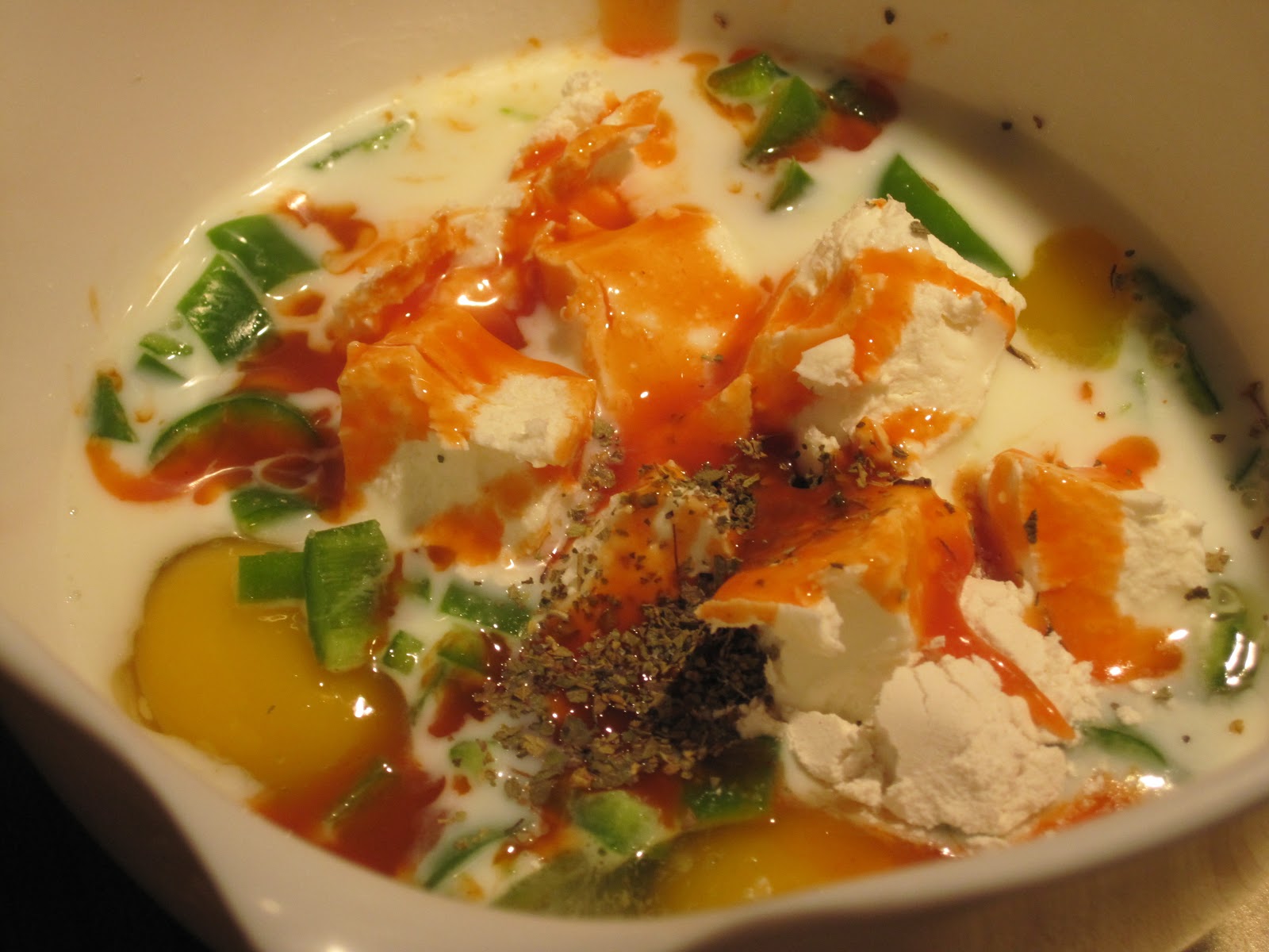 Mini Chile Rellenos Casserole with Goat Cheese