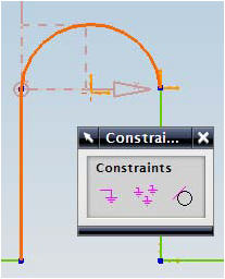 NX UNIGRAPHICS TUTORIAL: Exercise: how to use the constraints tool