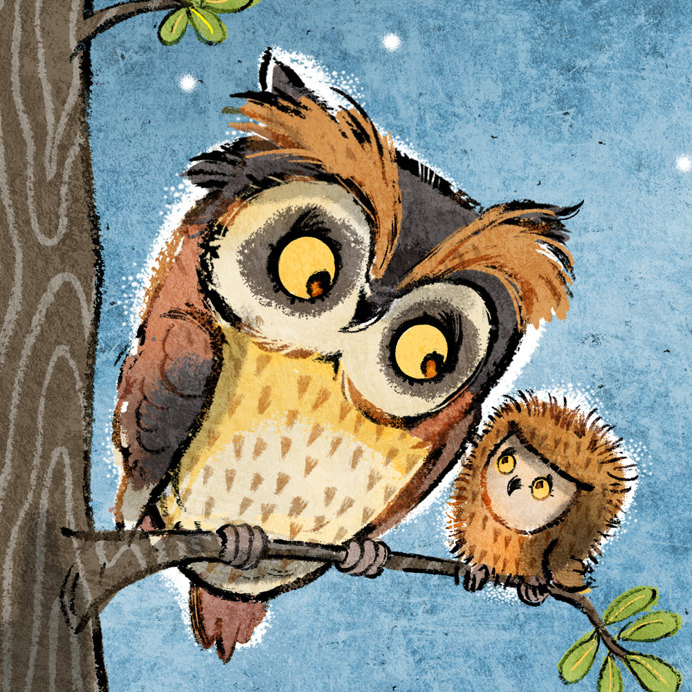 John Nez Illustration: Owls, the thinking bird.