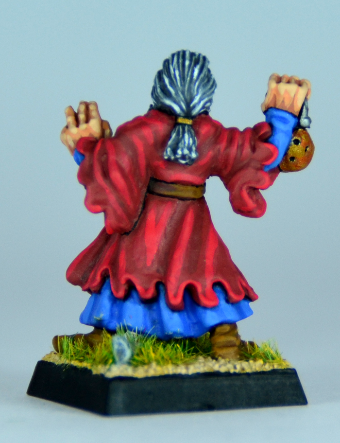 Painted Lead Miniatures: Unreleased Citadel Wizard from 1987