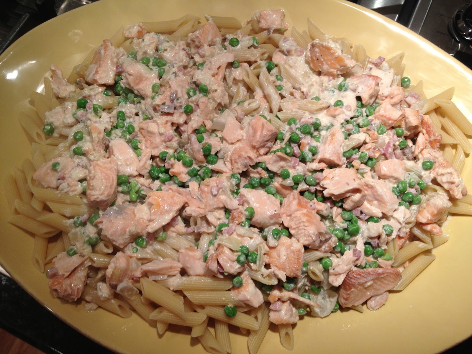 Penne con Salmone e Mascarpone - John Fodera's Tuscan Vines