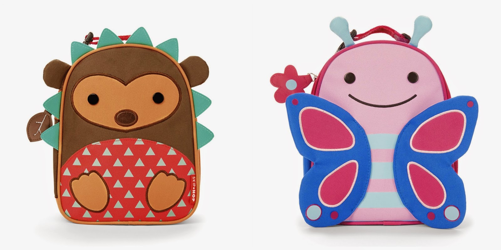 TRENDY KIDDOS BLOG: Skip Hop Hedgehog & Butterfly Packs and Lunchies
