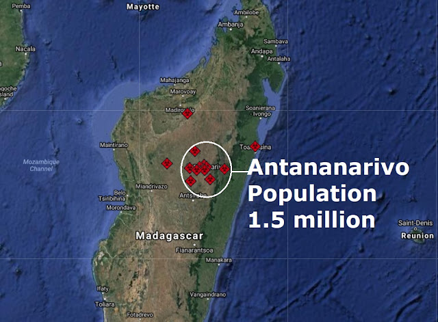 The Big Wobble : Madagascar plague outbreak mainly around Antananarivo ...