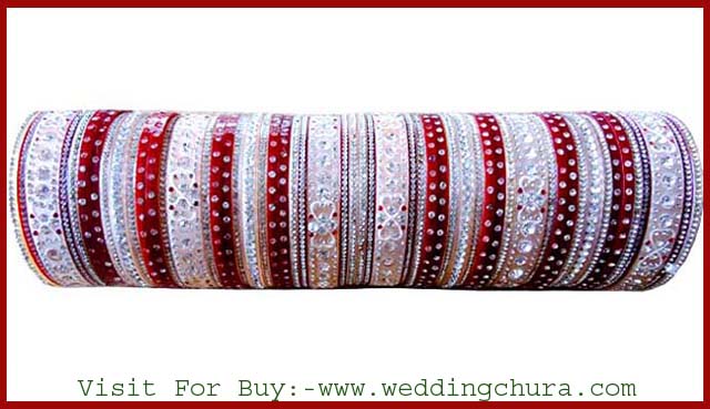 Bridal shuhag chura: Designer Bridal Chudda