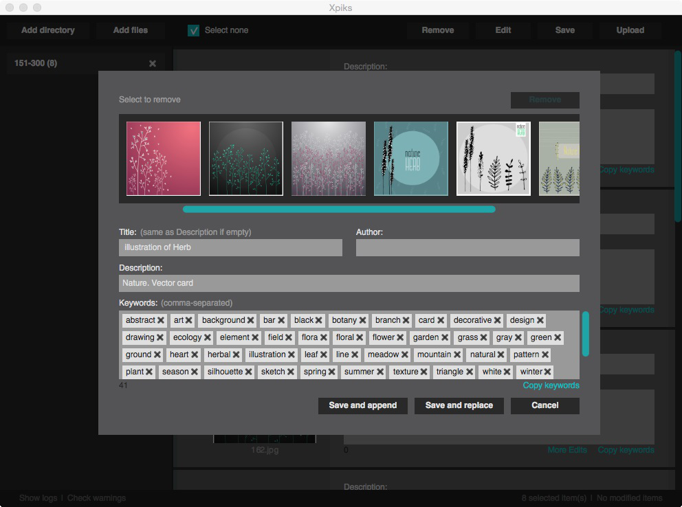 Xpiks - удобный инструмент для кейвордирования и загрузки изображений ...