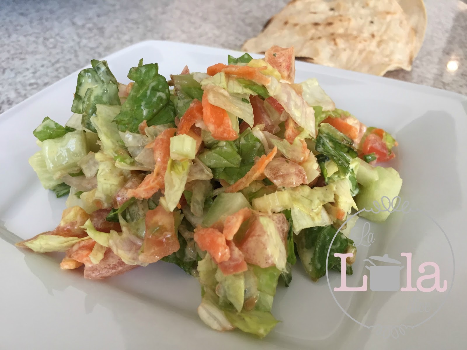 Ensalada mix verduras con mayonesa | La Lola Dice