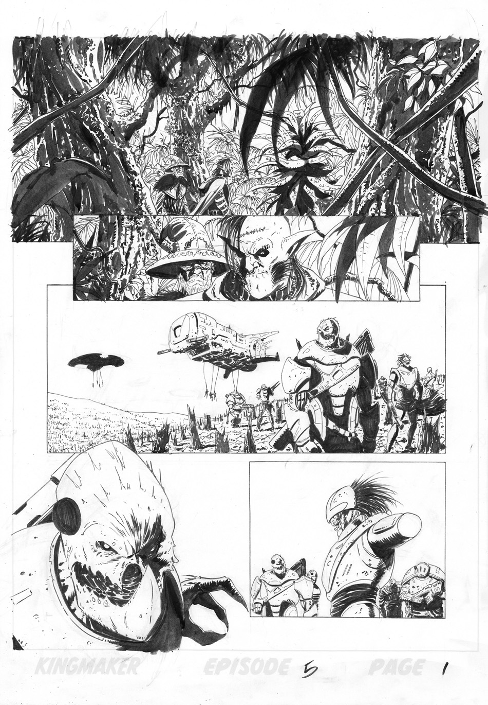 LEIGH GALLAGHER Comic Book Artist: 2000AD KINGMAKER ORIGINAL ART FOR ...